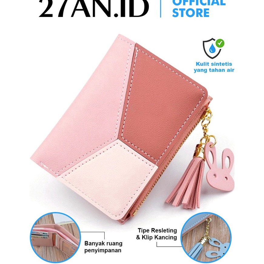 Jual [㊖0X. X) (27AN.ID) DOMPET LIPAT WANITA 1150 DOMPET WANITA GRADASI 3 WARNA DOMPET WANITA ...