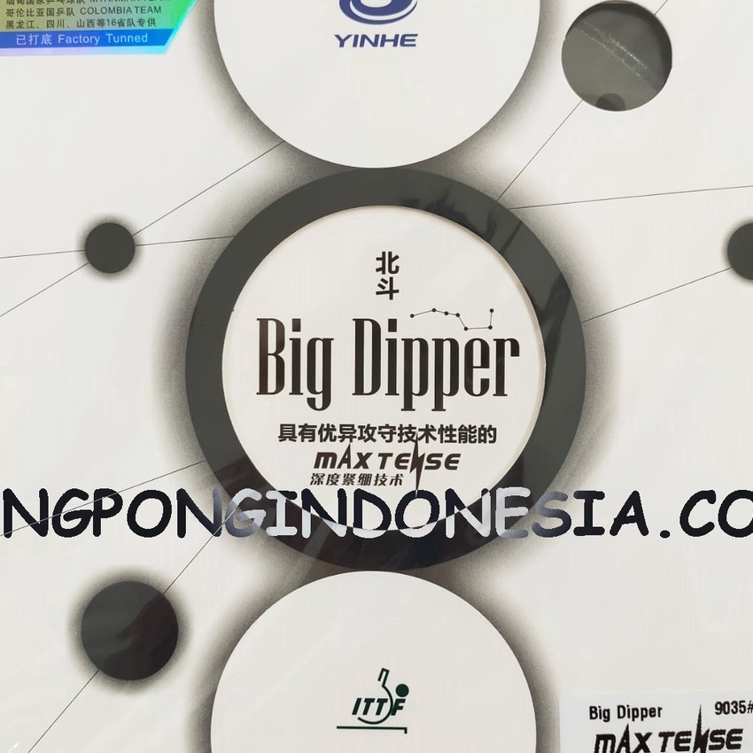 Jual (TR♡.5 > Yinhe Big Dipper - Rubber Karet Pingpong Tenis Meja Bat Bet BigDipper ...