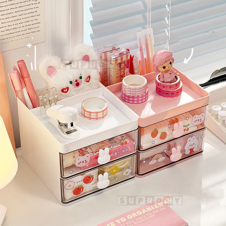 Jual BIG SALE Organizer stationery/Kotak Pensil Meja Laci Mini Kotak ...