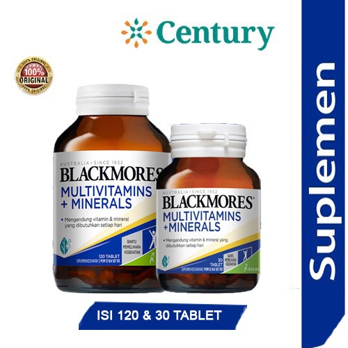 Jual Blackmores Multivitamin + Mineral 30 & 60 Tablet/Daya Tahan Tubuh/Suplemen/Imunitas ...