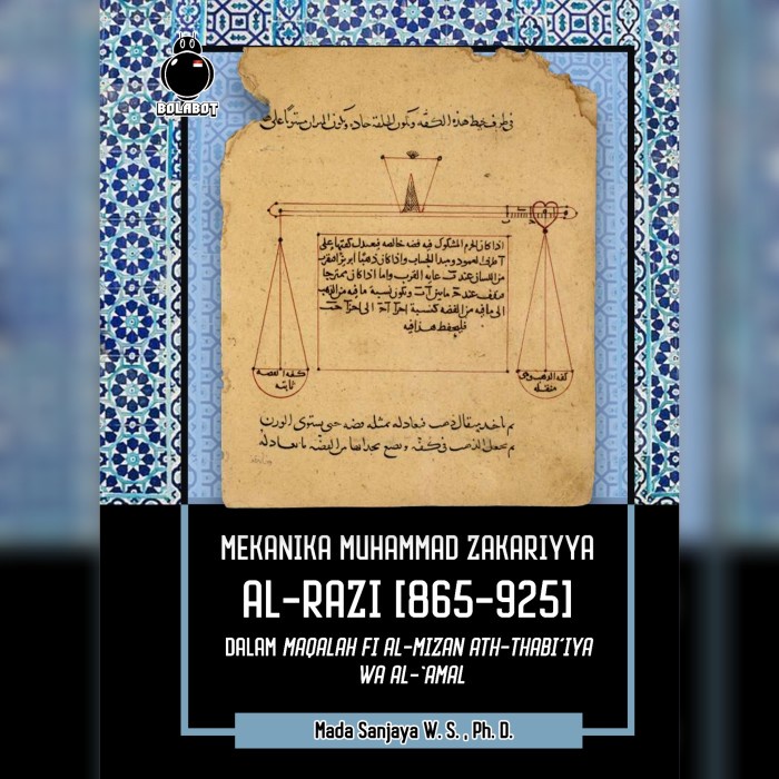 Jual Mekanika Muhammad Zakariyya Al-Razi [865-925] - Mada Sanjaya Ws ...