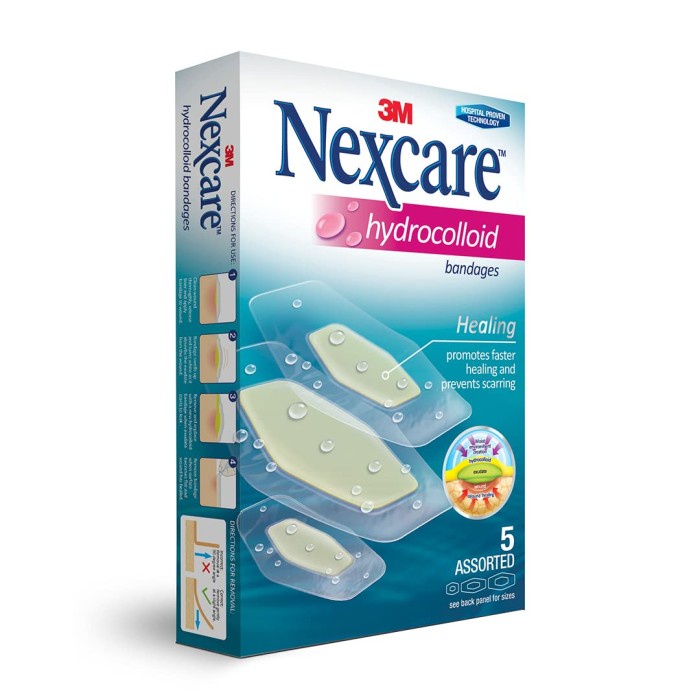 Jual Nexcare 3M Hydrocolloid Dressing - Plester Luka - BANDAGES ...