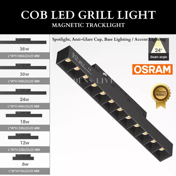 Jual Led Magnetic Track Light System Grille Light | Shopee Indonesia