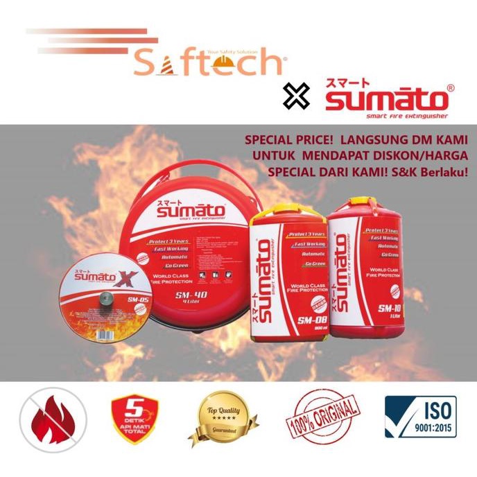 Jual Sumato Sm-05 Original Pemadam Api Otomatis Apar Ringan Sm05 Racun ...