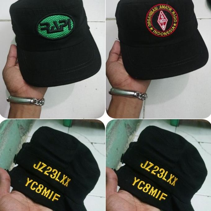 Jual FREE NAMA DAN CALLSIGN TOPI KOMANDO RAPI - ORARI KANVAS TOPI ...