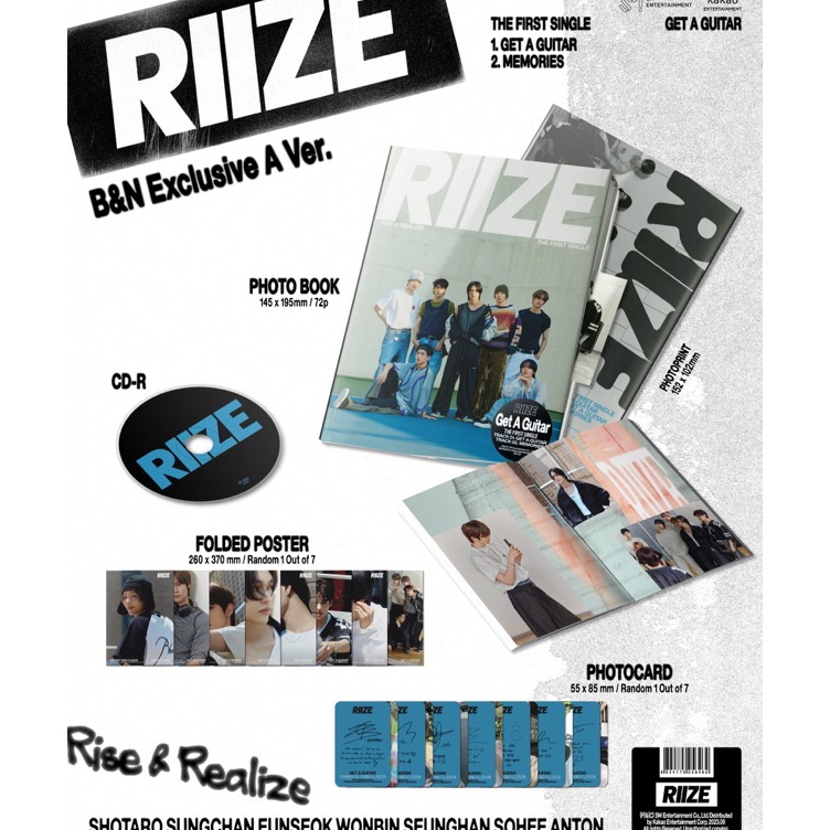 Jual ' GROSIR RIIIZE GET A GUITAR 1ST ALBUM Harga Murah` | Shopee Indonesia