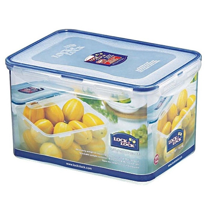 Jual LOCKNLOCK RECTANGULAR TALL FOOD CONTAINER 4.5L HPL827 BPA-FREE ...