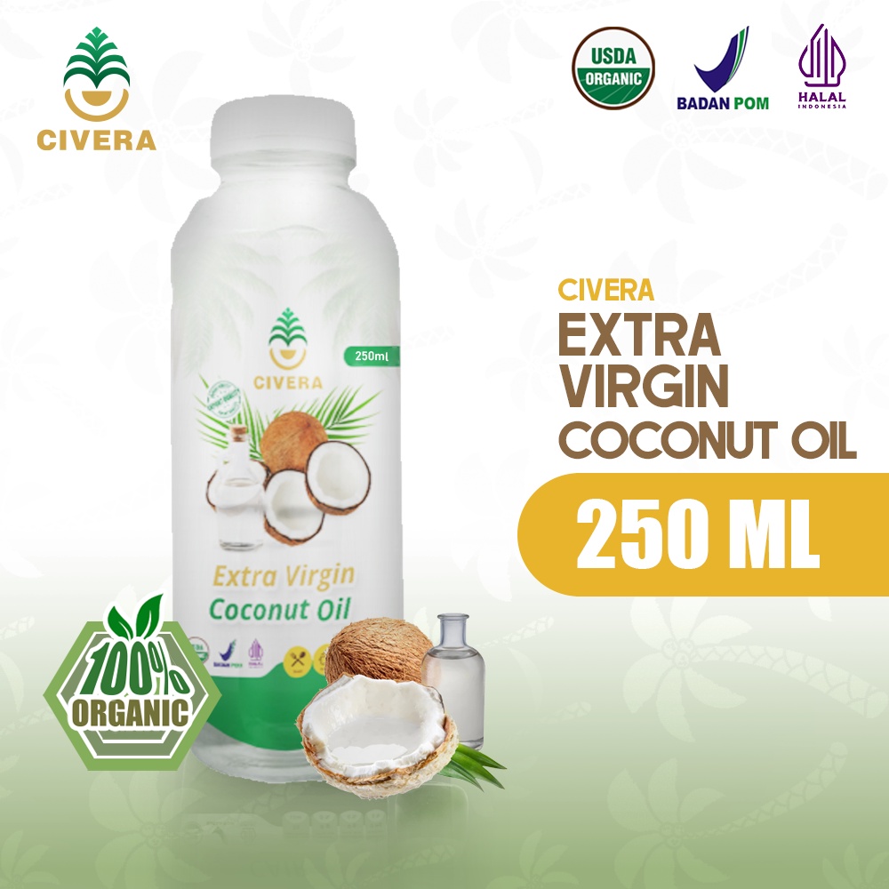 Jual Civera Extra Virgin Coconut Oil Murni 100% Kemasan 250 ml | Shopee ...