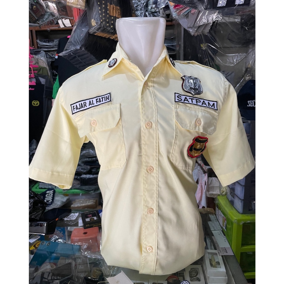 Jual Top DesignAa1A9 Baju PDH Satpam Cream - Baju PDH Security Terbaru ...