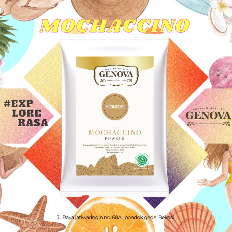 Jual Genova powder rasa mochaccino isi 1kg | Shopee Indonesia