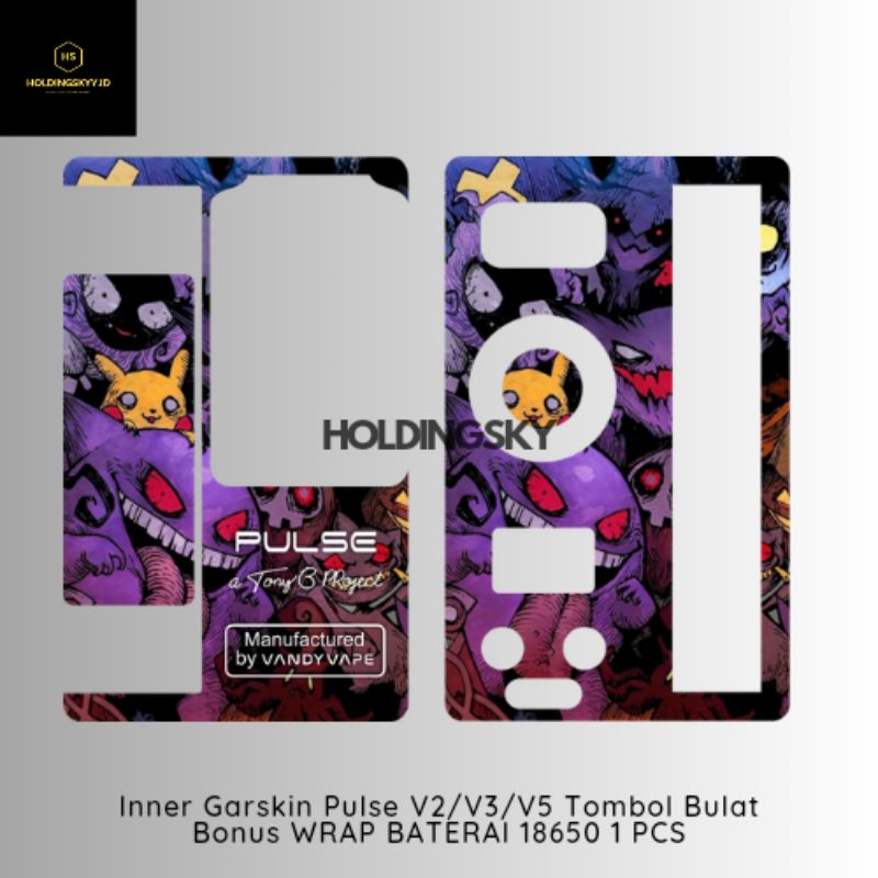 Jual Holdingskyy - Premium Stiker Inner Garskin + Original Motif PULSE ...