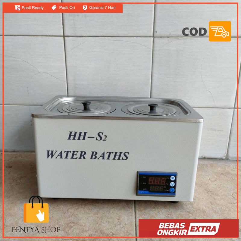 Jual electric water bath digital display 2 hole penangas air elektrik ...