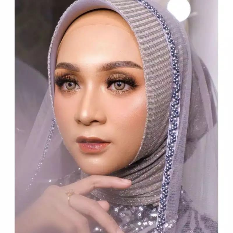 Jual Slayer Gantin Mutiara Veil Gantin Hijab Mutiara Panjang Hijab ...