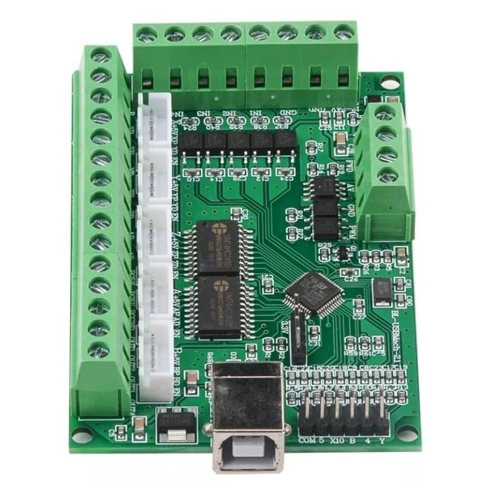 Jual Mach3 V2.1 Motion Control Card Board USB CNC 5 Axis Motherboard 12 ...