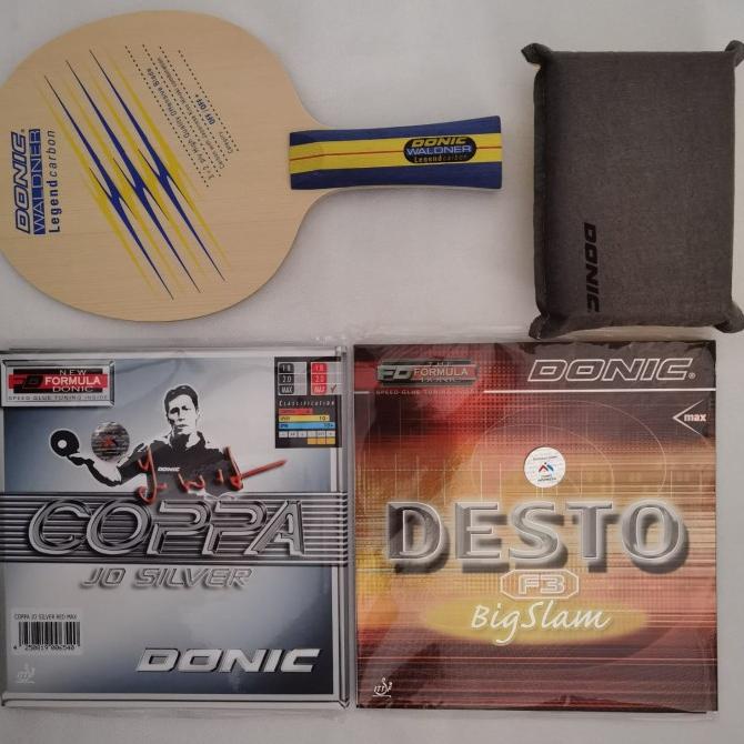 Jual Bat Donic Waldner Legend Carbon plus karet Donic serang Set | Shopee Indonesia