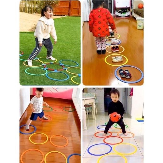 Jual HOPSCOTCH RING 10PCS - MAINAN LINGKARAN LONCAT ENGKLEK OLAHRAGA ...