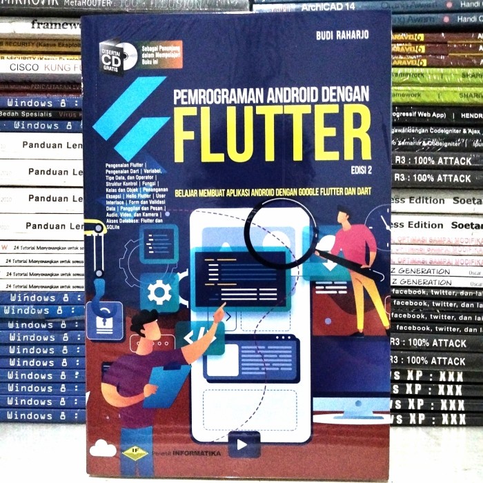 Jual Buku Pemrograman Android Dengan Flutter Edisi 2 Cd Shopee Indonesia