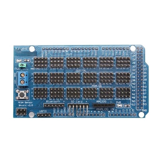 Jual Arduino MEGA 2560 Sensor Shield V2.0 Expansion Board | Shopee ...