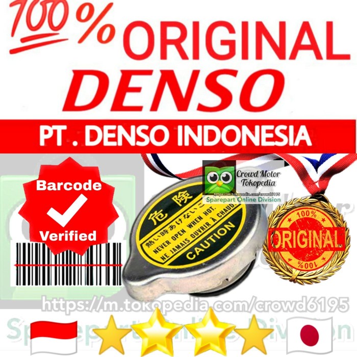 Jual Tutup Radiator Colt Diesel Fe Shdx Canter Denso Asli Jepang ...