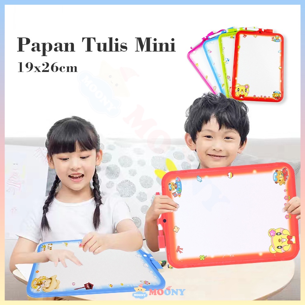 Jual Moony Papan tulis anak whiteboard mini Gambar edukasi anak dengan ...