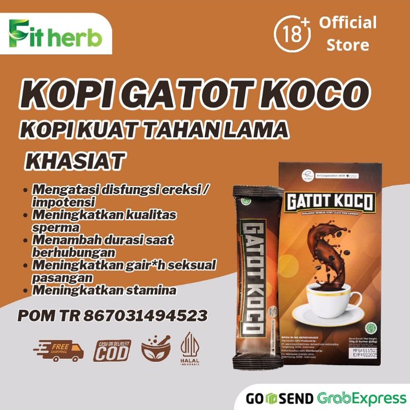 Jual Kopi Gatot Koco Original 1 Box 5 Sachet By Dr Richard Lee | Shopee ...