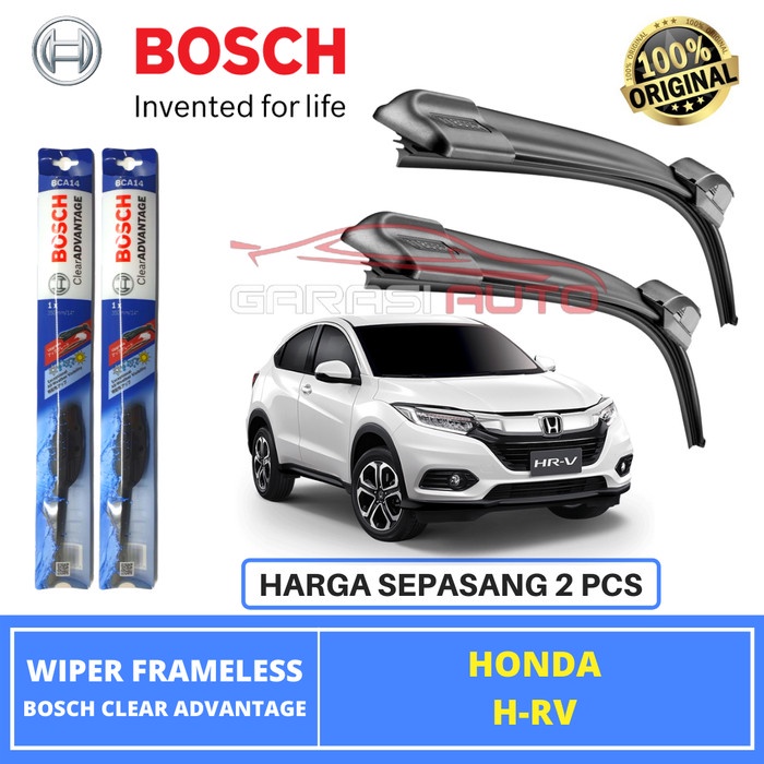 Jual Wiper Honda Hrv Original Bosch Clear Advantage Karet Frameless 26 - 16 Kode Dt 052 | Shopee ...