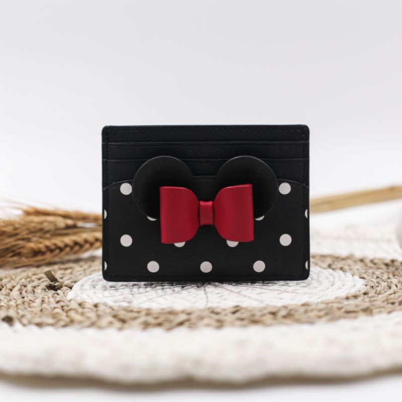 Jual Dompet Wanita - Disney Minnie Mouse Card Holder Black | Shopee ...