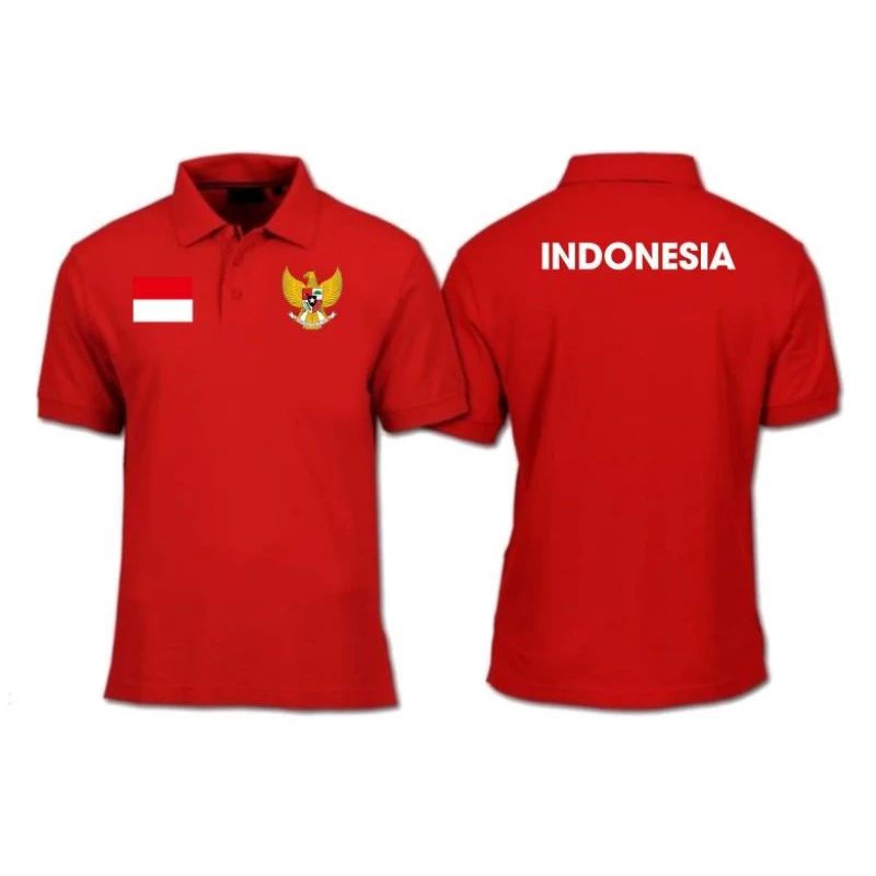 Jual BAJU POLO KERAH TIMNAS GARUDA INDONESIA | Shopee Indonesia