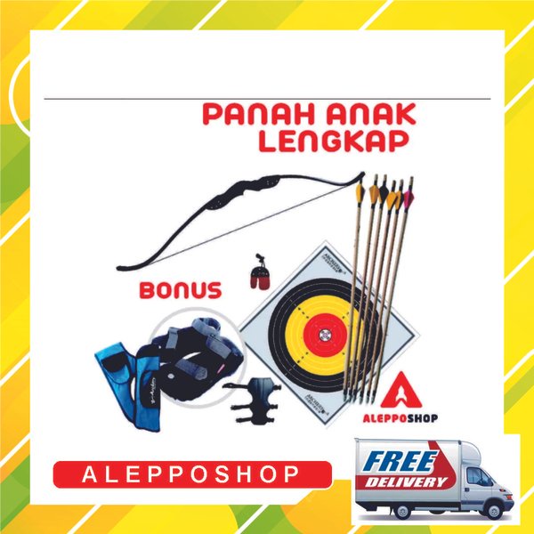 Jual Paket Busur Panah Anak Sd R30 Lengkap Murah Original Set Packing Rapih | Shopee Indonesia