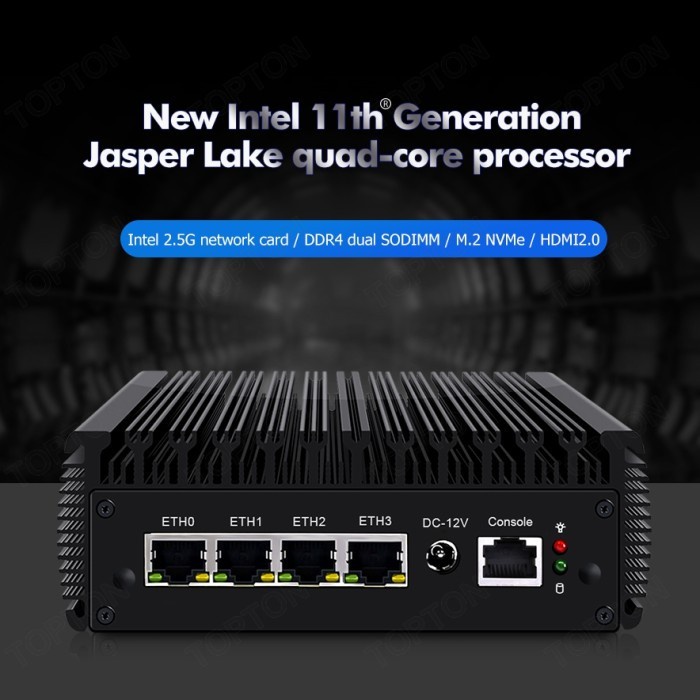 Jual Terlaris Industrial Mini Pc G30 Intel N5105 4 Port Lan I226-V ...
