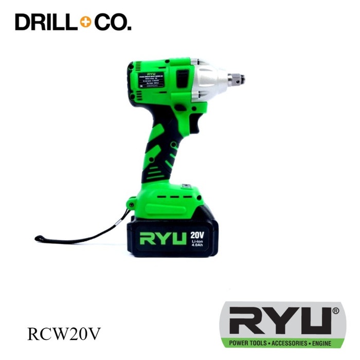 Jual RYU Cordless Impact Wrench RCW 20 V Pembuka Baut Baterai RCW20V ...