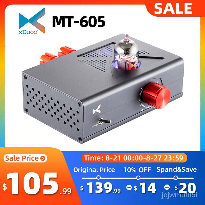 Jual &XDUOO MT-605/ MT605 Power Amplifier 12AU7 Tube& Digital Amplifier ...