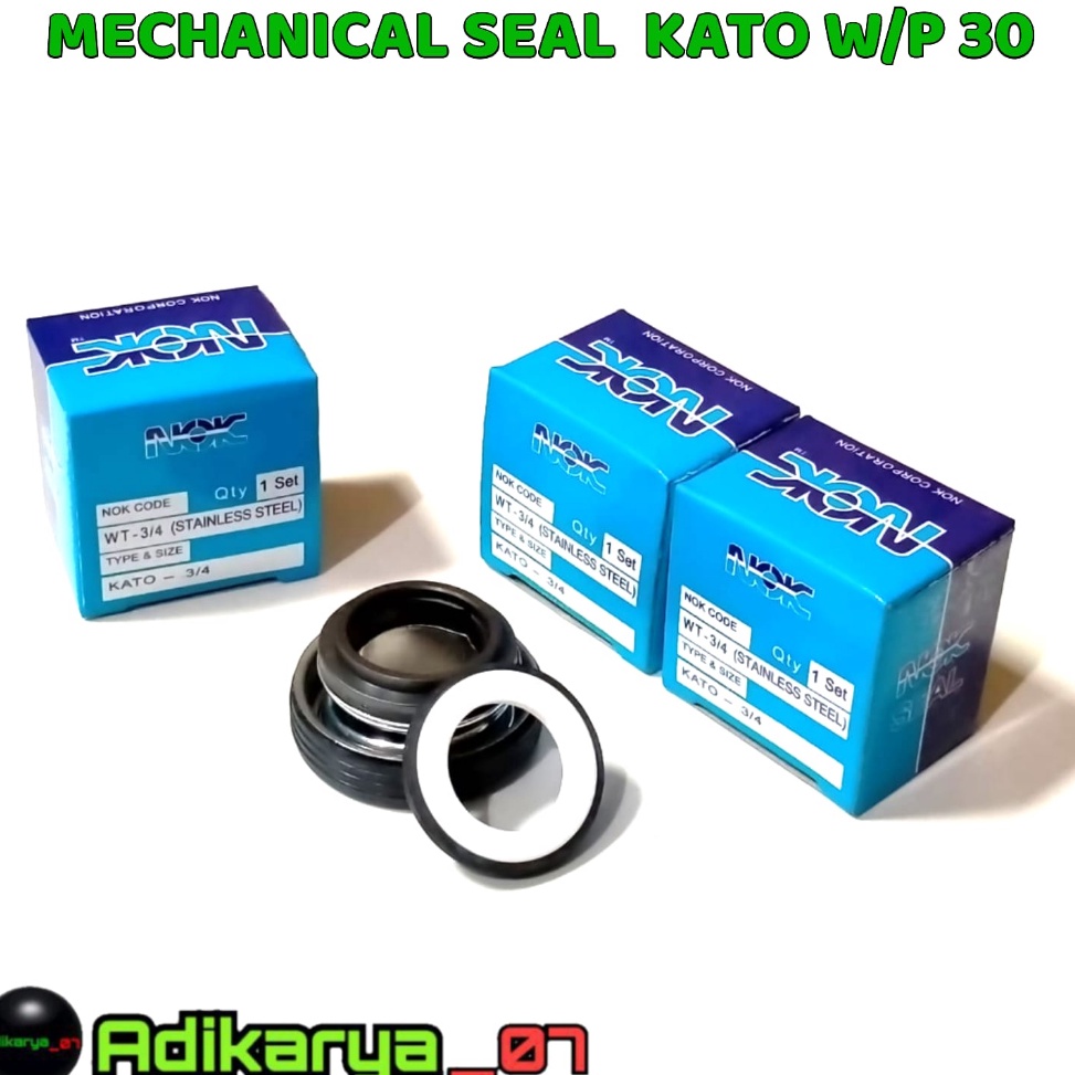 Jual uiqg -11 Mechanical sil seal kato 3/4 mesin pompa air Alkon tipe WP50 WP80 2inci 3inci HEG ...