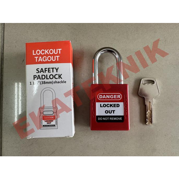 Jual Loto Safety Padlock Lockout Tagout Pad Lock 38mm Gembok | Shopee ...