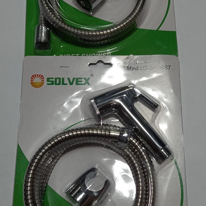 Jual Jet Shower Set Toilet Washer Bidet Kloset Wc Rumah Chrome Solvex ...