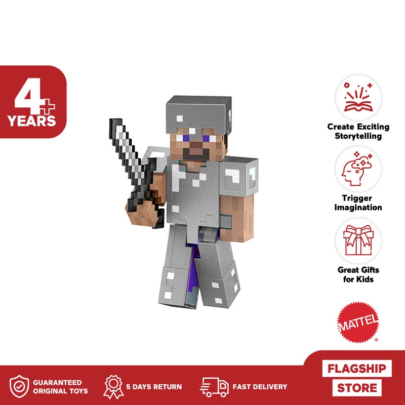 Jual Minecraft Diamond Level Steve - Mainan Action Figure | Shopee ...