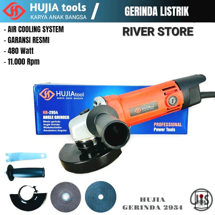 Jual Mesin Gerinda Listrik Hujia HB-2954 Angel Grinder Besi Kayu ...