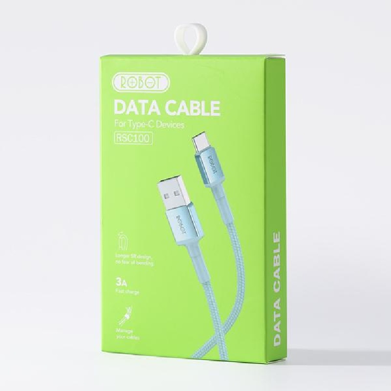 Jual Robot RSC100 Kabel Data USB Type C Fast Charging Original | Shopee ...