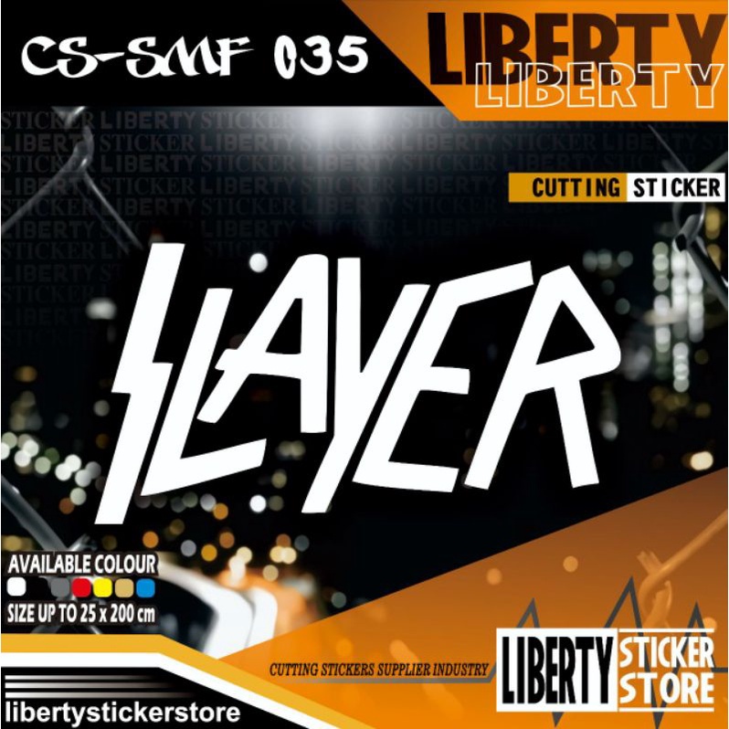 Jual Cutting Sticker Slayer Logo | Cutting Stiker Slayer Logo |Cutting ... Jual Cutting Sticker Slayer Logo | Cutting Stiker Slayer Logo |Cutting ...
