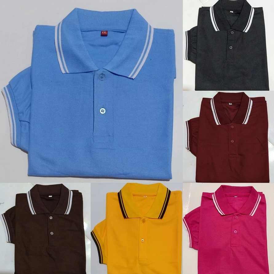 Jual DAPATKAN Kaos Polo Shirt Kerah Motif Wanita Dan Pria Lengan Pendek ... Jual DAPATKAN Kaos Polo Shirt Kerah Motif Wanita Dan Pria Lengan Pendek ...