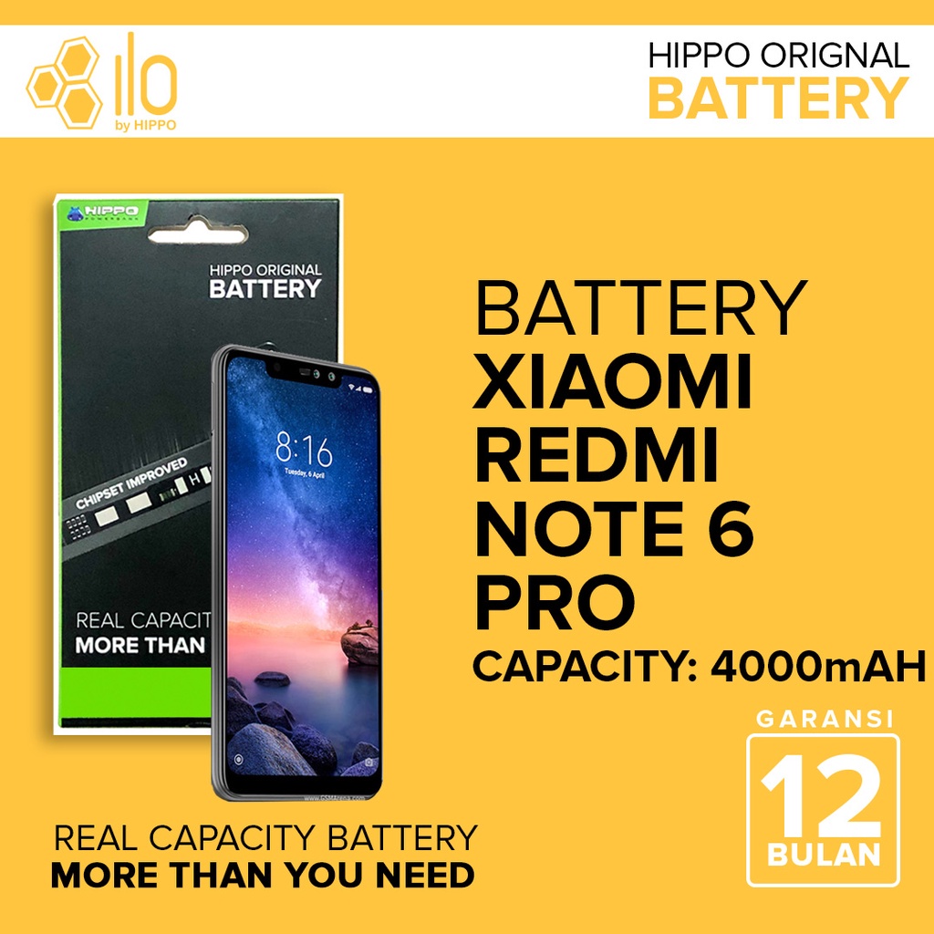Jual Hippo Baterai Baterry 100% ORI Baterai Xiaomi Redmi Note 5 | Redmi Note 5 Pro | Redmi Note ...