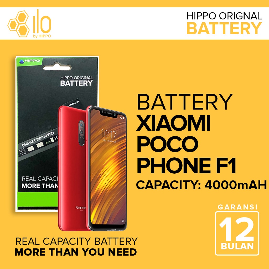 Jual Hippo Baterai Baterry 100% ORI Baterai Xiaomi Poco Phone F1 BM4E ...