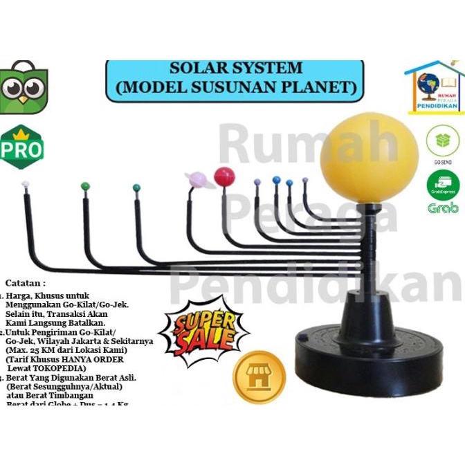 Jual MODEL TATA SURYA (SOLAR SYSTEM) (Via Pengiriman Go-Kilat) | Shopee ...