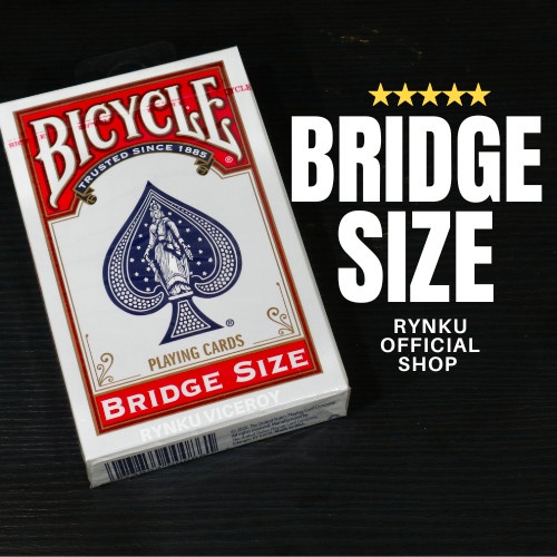 Jual Kartu Remi Bicycle Bridge Size Merah Red Playing Cards | Shopee ...