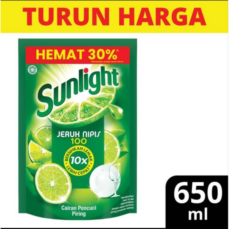 Jual SUNLIGHT SABUN CUCI PIRING JERUK NIPIS REFILL | Shopee Indonesia