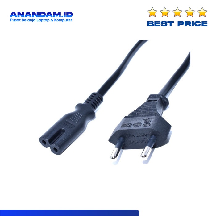 Jual Kabel Power 2 Pin Lubang Angka 8 - Untuk Printer dll | Shopee Indonesia