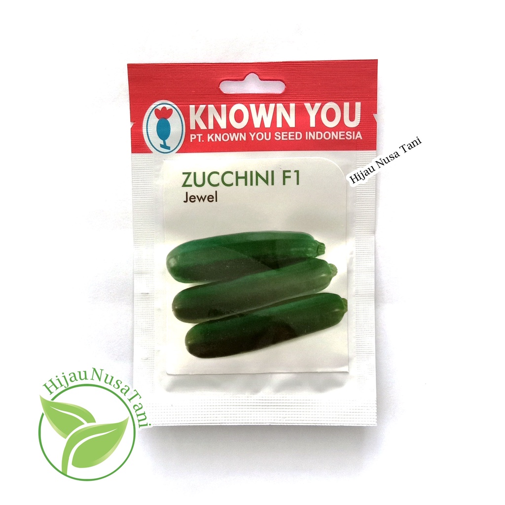 Jual Benih Sukini Zucchini JEWEL Known You Seed Small Pack - Kemasan ...