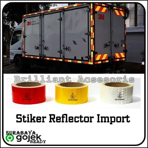 Jual STIKER REFLECTOR REFLEKTOR - STIKER BOX TRUK - STIKER PANTUL ...