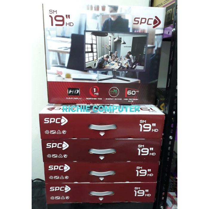 Jual LED LCD Monitor SPC 19 Inch SM-19 / W-190S HD HDMI / VGA | Shopee Indonesia