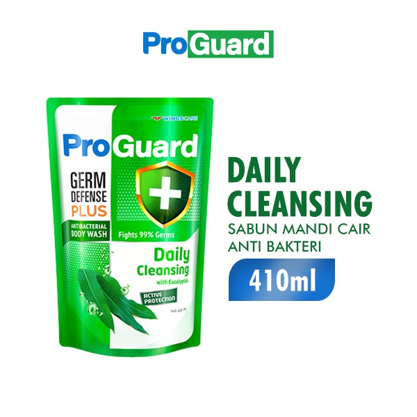 Jual Proguard Sabun Mandi Cair Anti Bakteri Daily Cleansing Pouch 410 ml | Shopee Indonesia